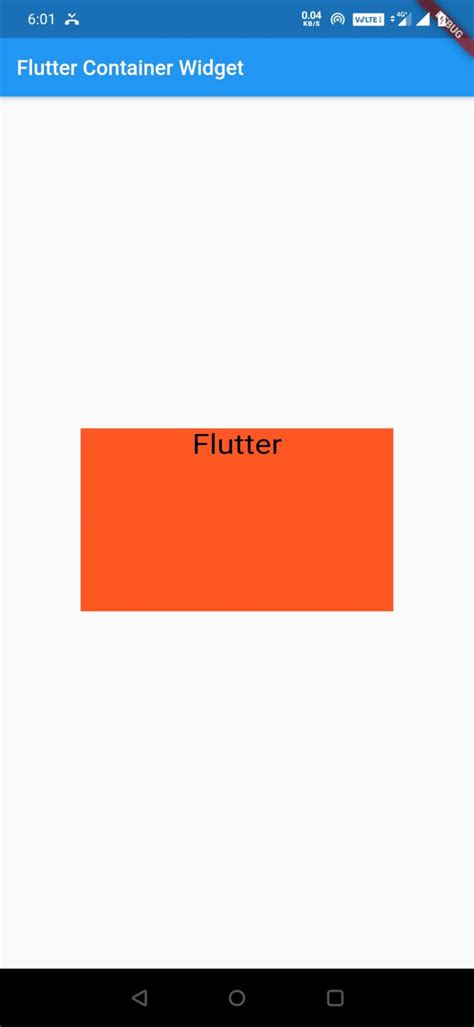 flutter container widget example tutorial codes insider