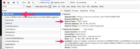 javascript get actual image url after redirect stack overflow