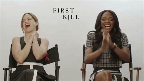 “first Kill” Interview With Sarah Catherine Hook And Imani Lewis Youtube