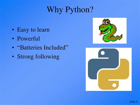 ppt using the comprehension of python programming as a