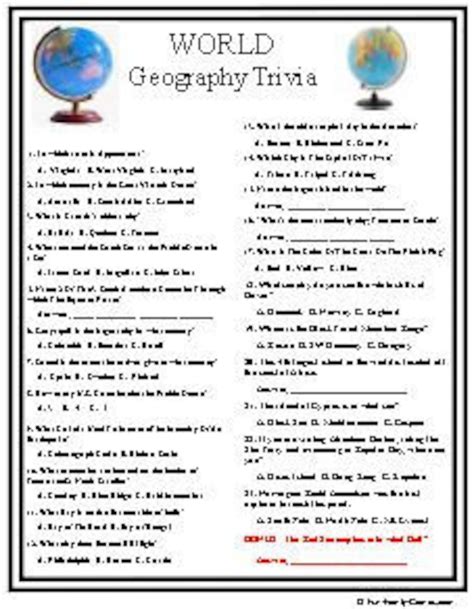 Geography Questions General Knowledge At Sabrina Williams Blog