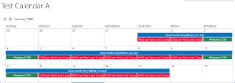 create calendar overlays using multiple calendar apps in