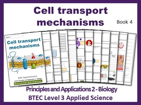 Btec Applied Science Unit 5 Biology Illustrated Notebook Bundle