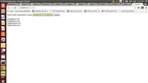 how to add multiple email ids into a single text field in html and php stack overflow
