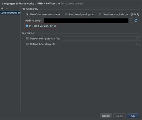 running phpunit test in phpstorm adds teamcity option