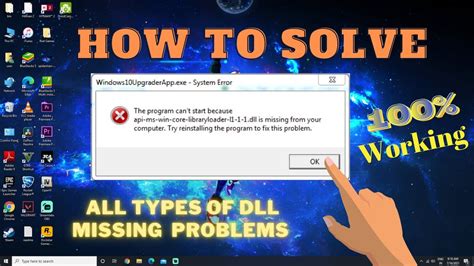 How To Fix All Dll File Missing Error In Windows Pc Windows 10 8 1 7