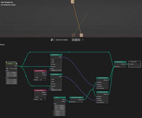 geometry nodes retrieve a stored named attribute outside of the group