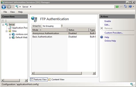 ftp basic authentication microsoft docs