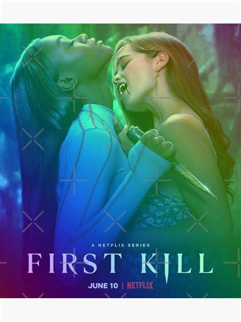 First Kill Poster Rainbow Hue Pride Month Lesbian Vampire Show Poster