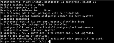 how to install postgresql database in debian 10
