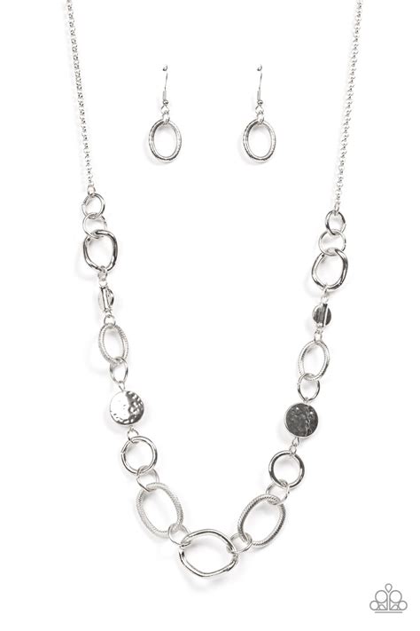Paparazzi Accessories Industrial Intentions Silver Paparazzi