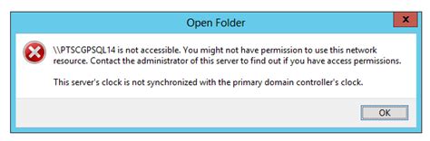 fixing target principal name is incorrect cannot generate sspi context