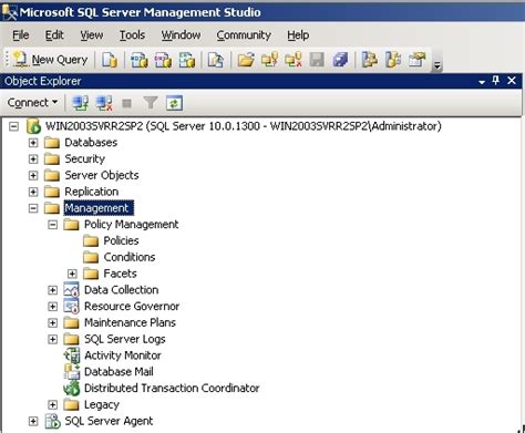 using policy based management in sql server