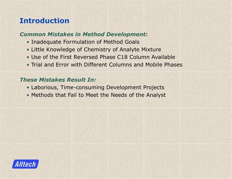 Ppt An Efficient Approach To Column Selection In Hplc Method