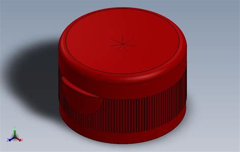 瓶盖 Solidworks 2012 模型图纸免费下载 懒石网