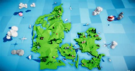 denmark in summer aerial view blender and unity3d album on imgur