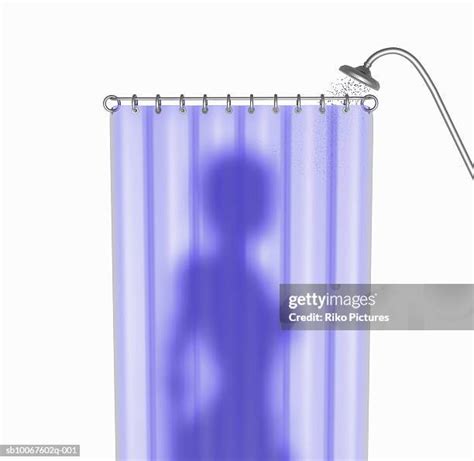 Shower Curtain Silhouette Photos And Premium High Res Pictures Getty
