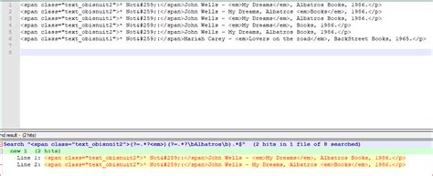 windows 10 regex find those particular html tags that contain these