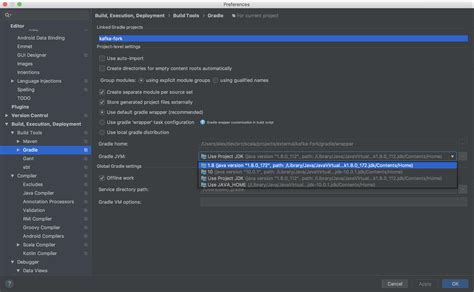 gradle intellij idea says java home is different stack overflow
