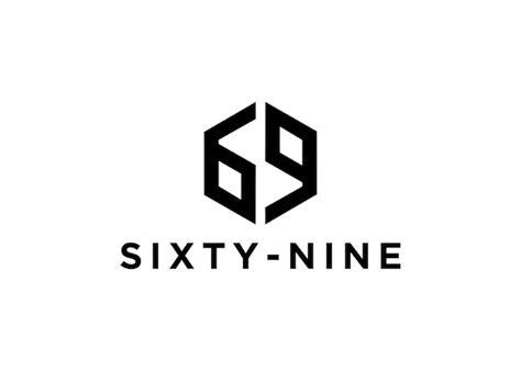 Premium Vector Sixty Nine Logo Design Vector Illustration