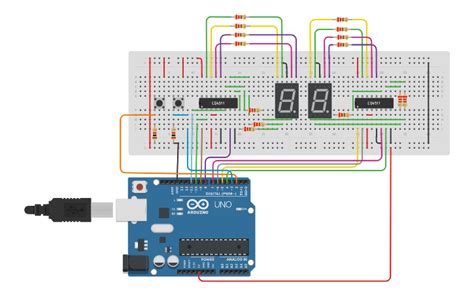 ejemplos displays de 7 segmentos usando arduino tinkercad images images