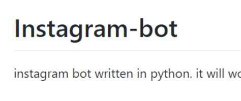 instagram bot written in python dev community