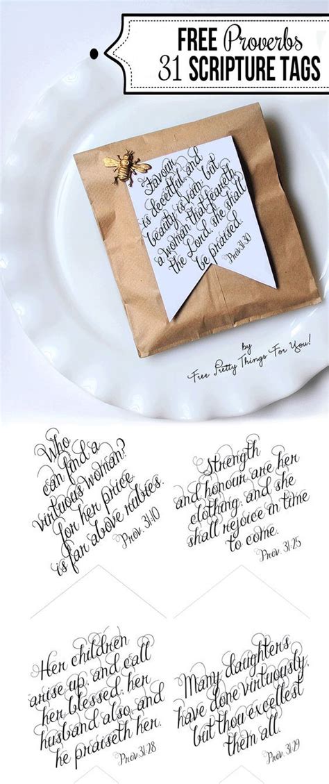 Proverbs 31 Journaling Bible Printable