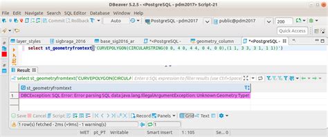 error rendering postgresql postgis geometry columns
