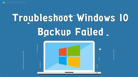 windows 10 backup failed how to resolve it accordingly youtube