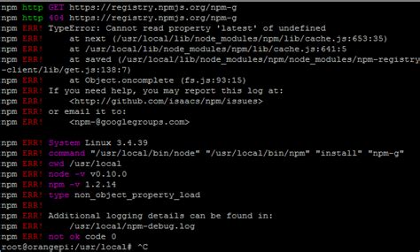 rookie error with node js johnny five and raspbian stack overflow