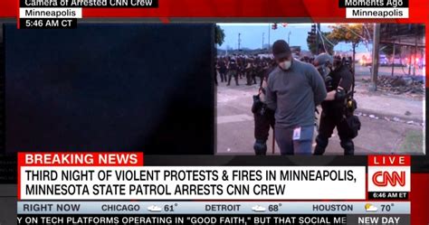 Cnn Reporter Arrested Live On Television While Covering Minneapolis