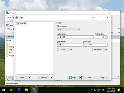 centos 8 openssh ssh file transfer windows server