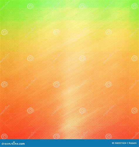 Degradado Verde Anaranjado Y Amarillo Cuadrado Fondo De Banner