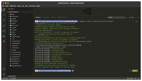 tutorial laravel and inertia js 3 installasi dan
