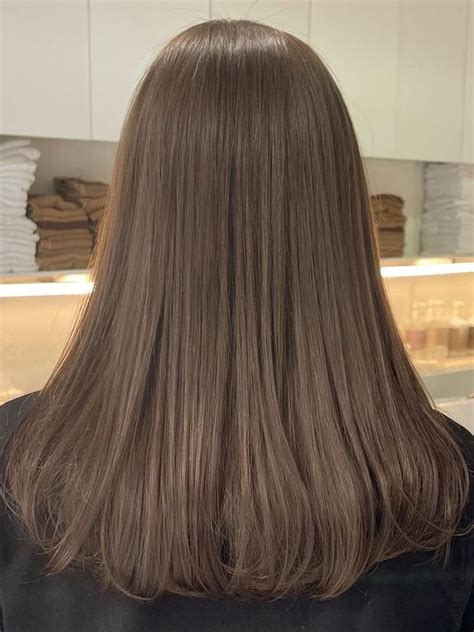 Korean Ash Brown Hair Color Ash Brown Hair Color Korean Hair Color