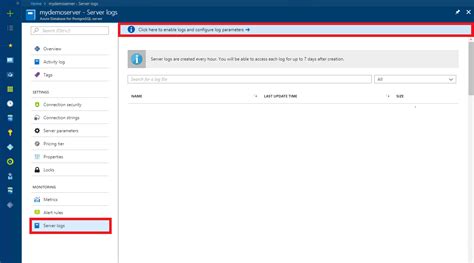 gerir registos portal do azure base de dados do azure para