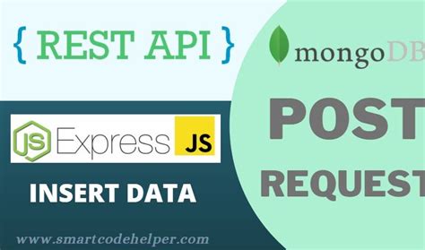 post request to insert data rest api express mongo