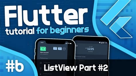 flutter tutorial for beginners 6 listview part 2 youtube