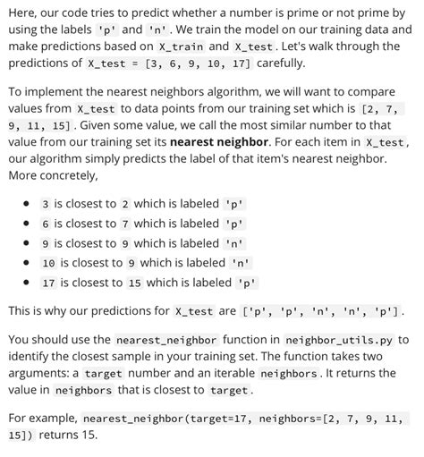 solved in neighbor classifier py define a