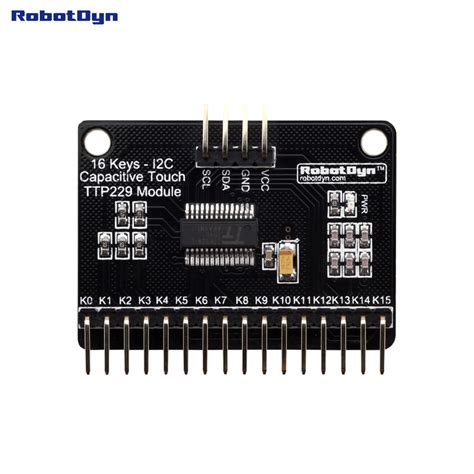 reading values from ttp229 capacitive touch sensor on
