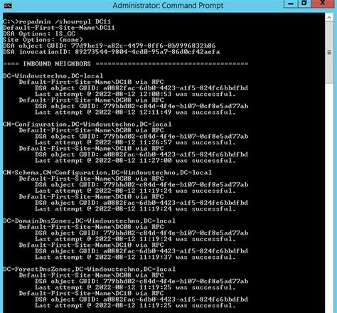 How To Check Replication Partner For A Specific Domain Controller