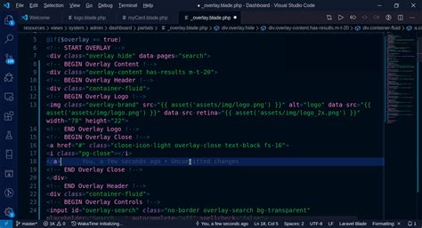 laravel how can i format php files with html markup in