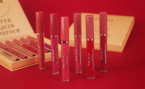 6pcs Matte Liquid Lipstick Set Lip Stain Makeup Kit Evpct