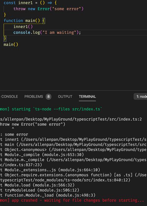 differences in javascript with throwing and return error by junchen