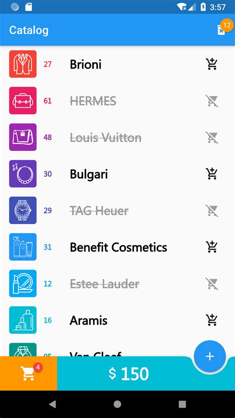 a shopper flutter app that use bloc pattern and crud