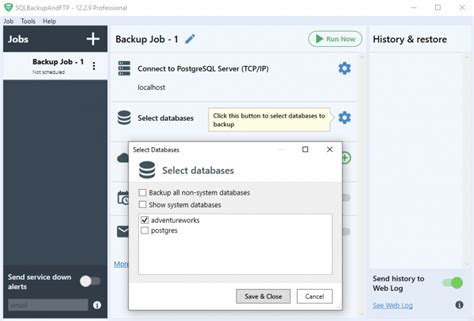 how to backup and restore postgresql database on windows