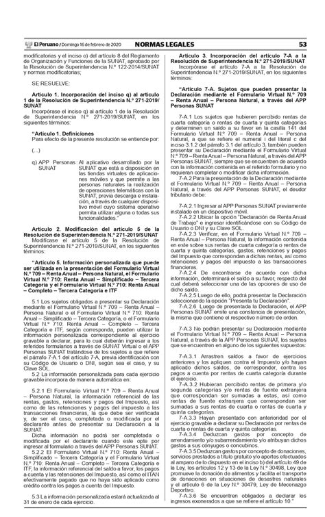 Sunat Habilita Declaración Anual Del Impuesto A La Renta Desde El