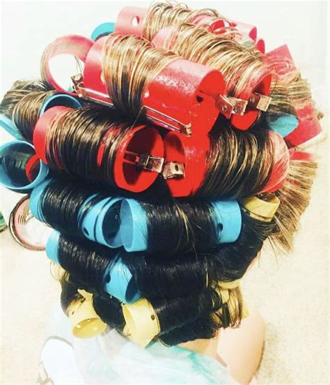 Pin By David Connelly On Highlighted And Two Toned Hair In Curlers Two