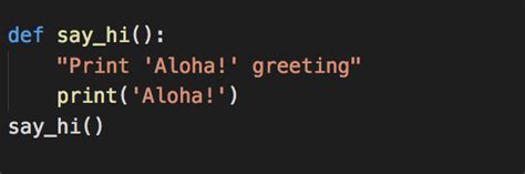 python functions