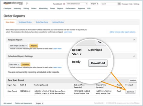 how to upload a csv file from amazon